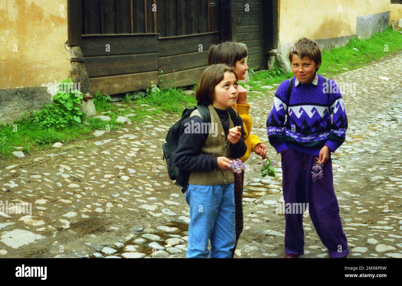 Happy children romanian hi-res stock photography and images - Alamy