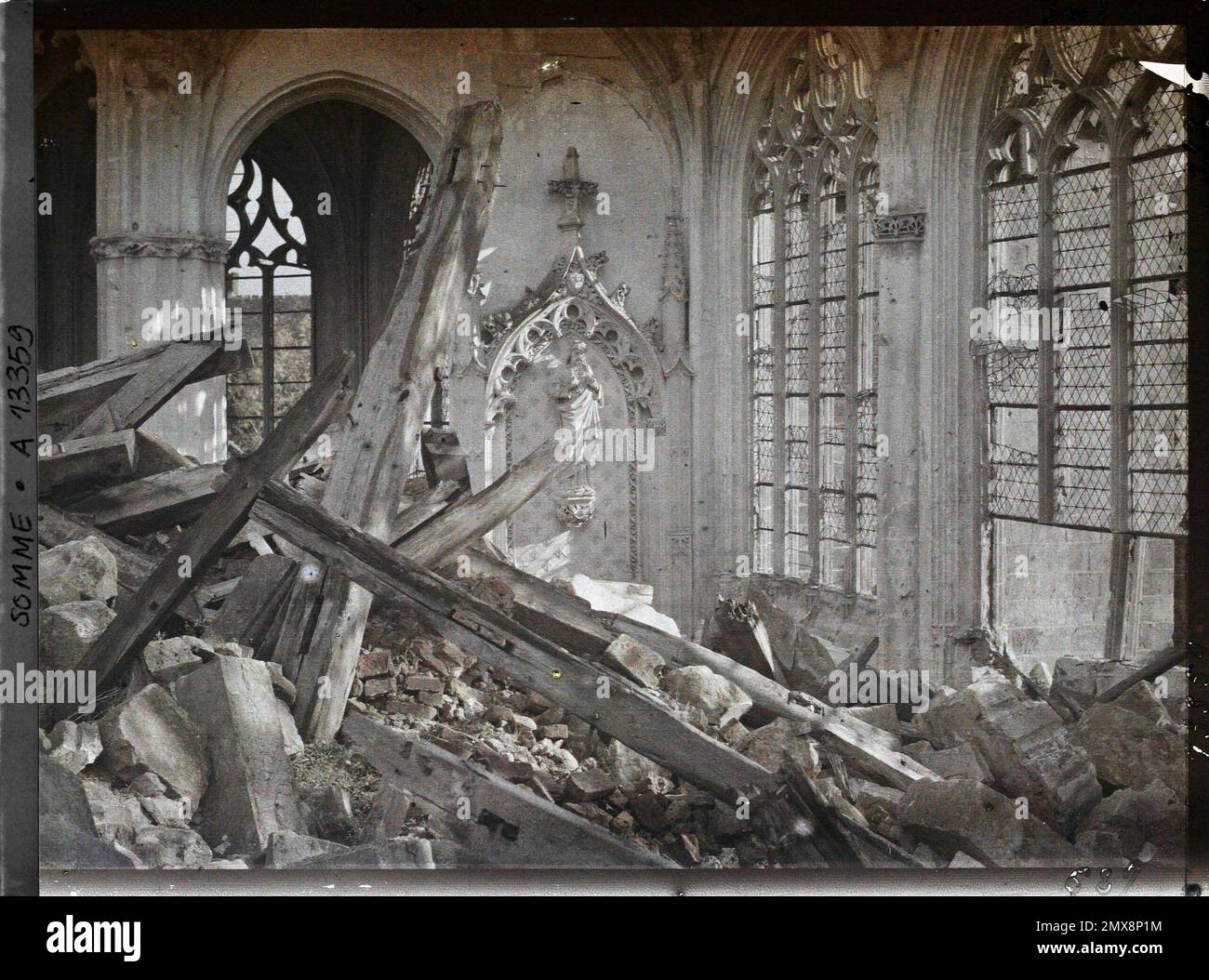 Roye, Somme, France , 1917 - Devastated regions, Somme, Oise, Aisne ...