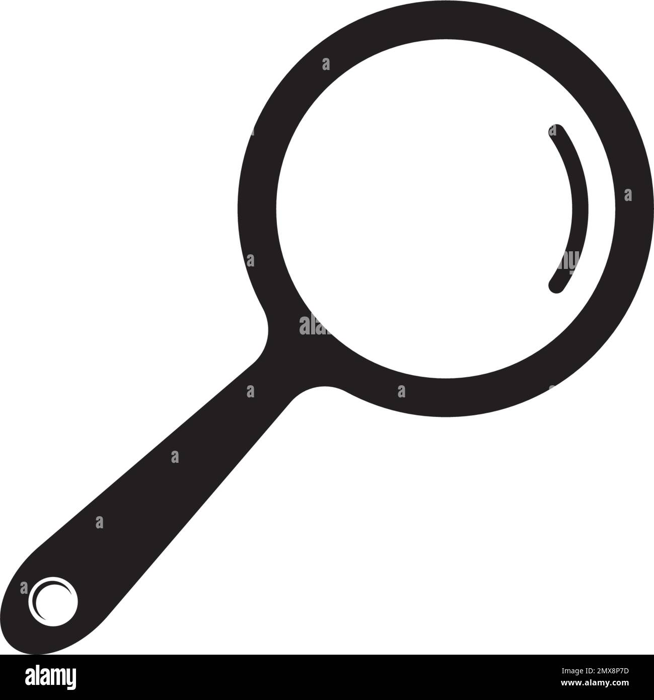 Magnifying glass icon vector logo design illustration,background Stock ...