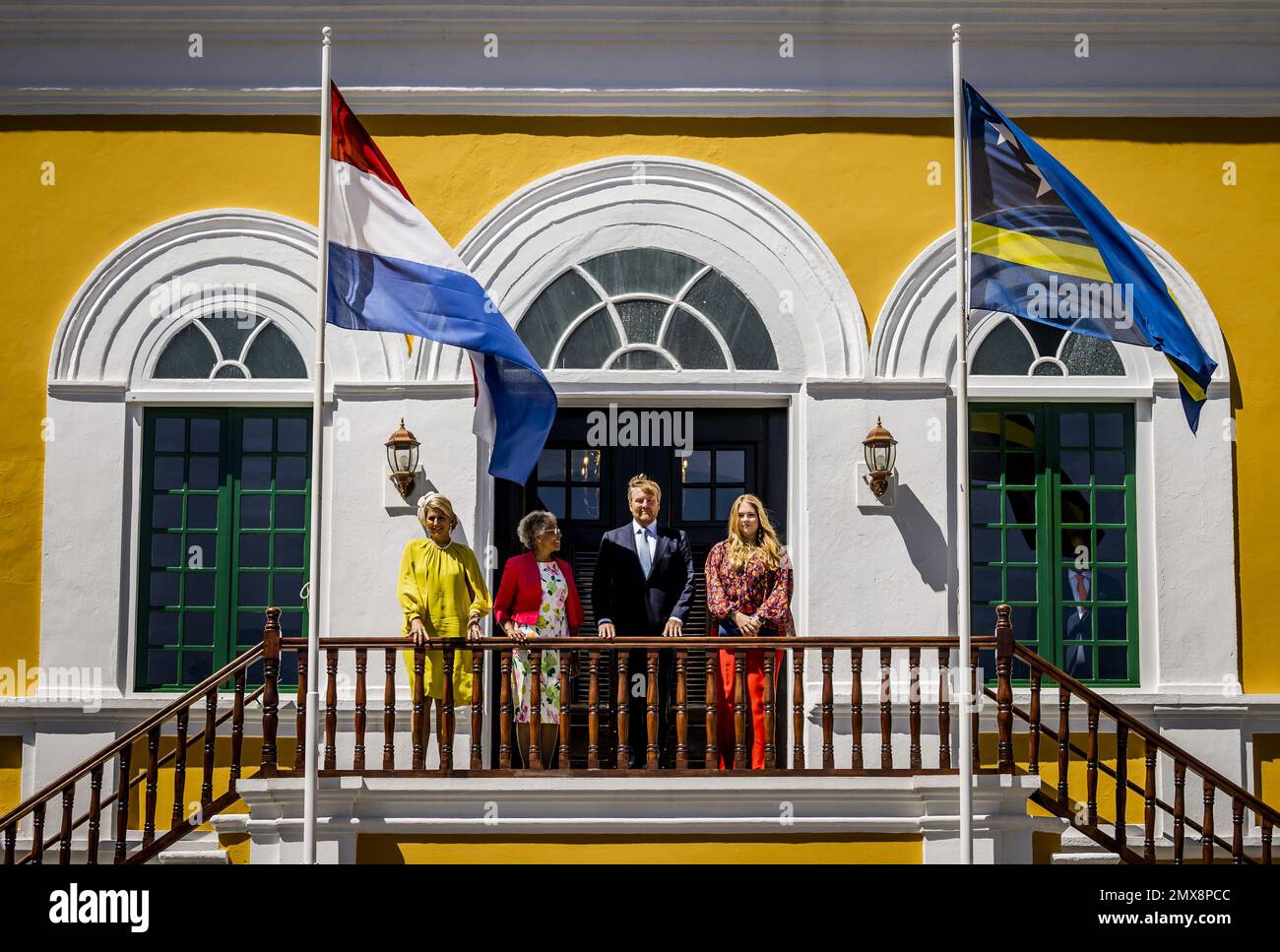 WILLEMSTAD - King Willem-Alexander, Queen Maxima and Princess Amalia ...