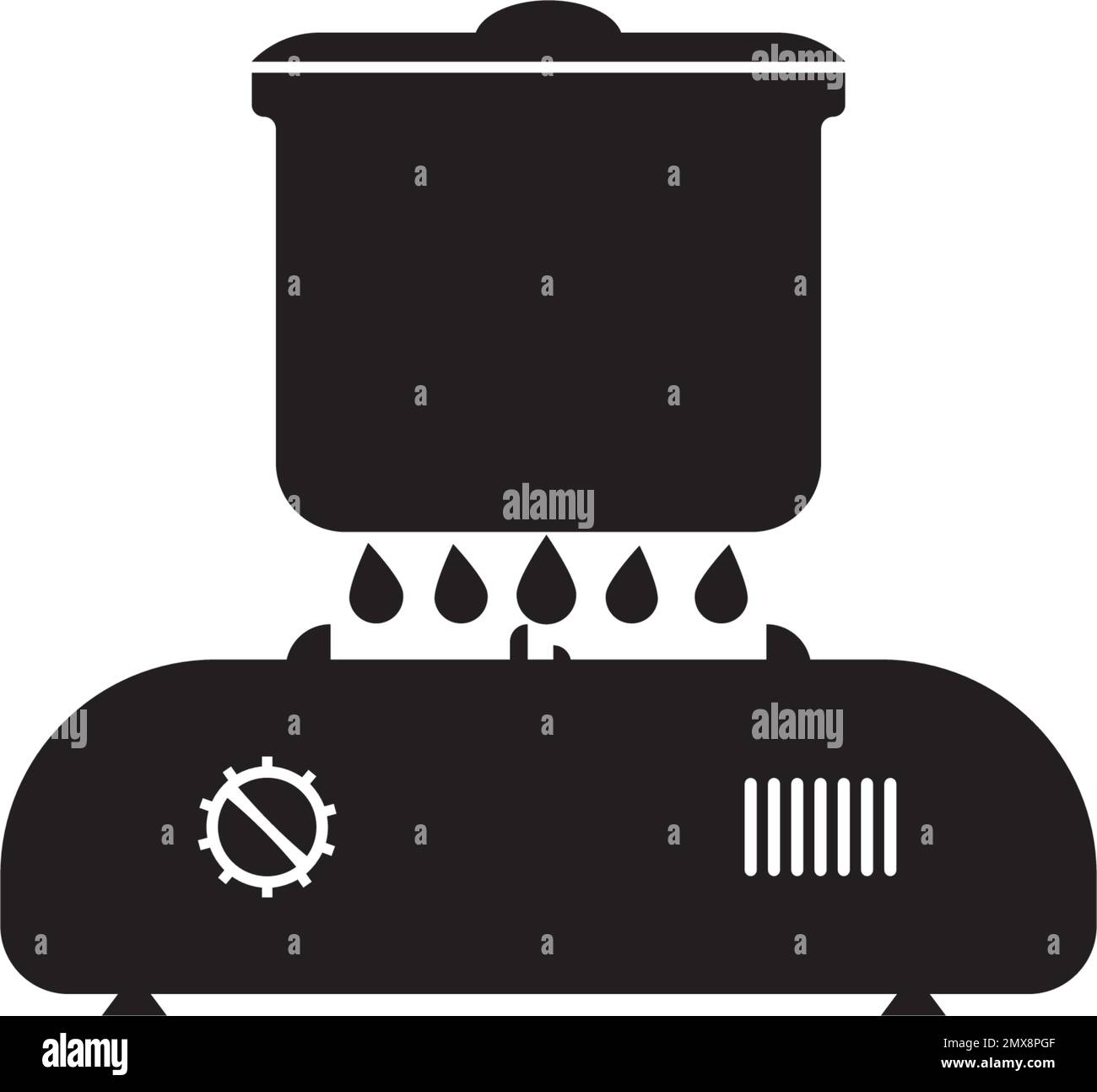 Gas stove icon vector design illustration logo template Stock Vector ...