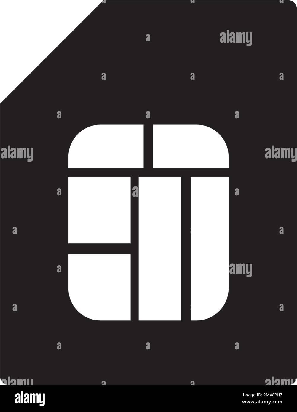 Chip symbol Stock Vector Images - Alamy