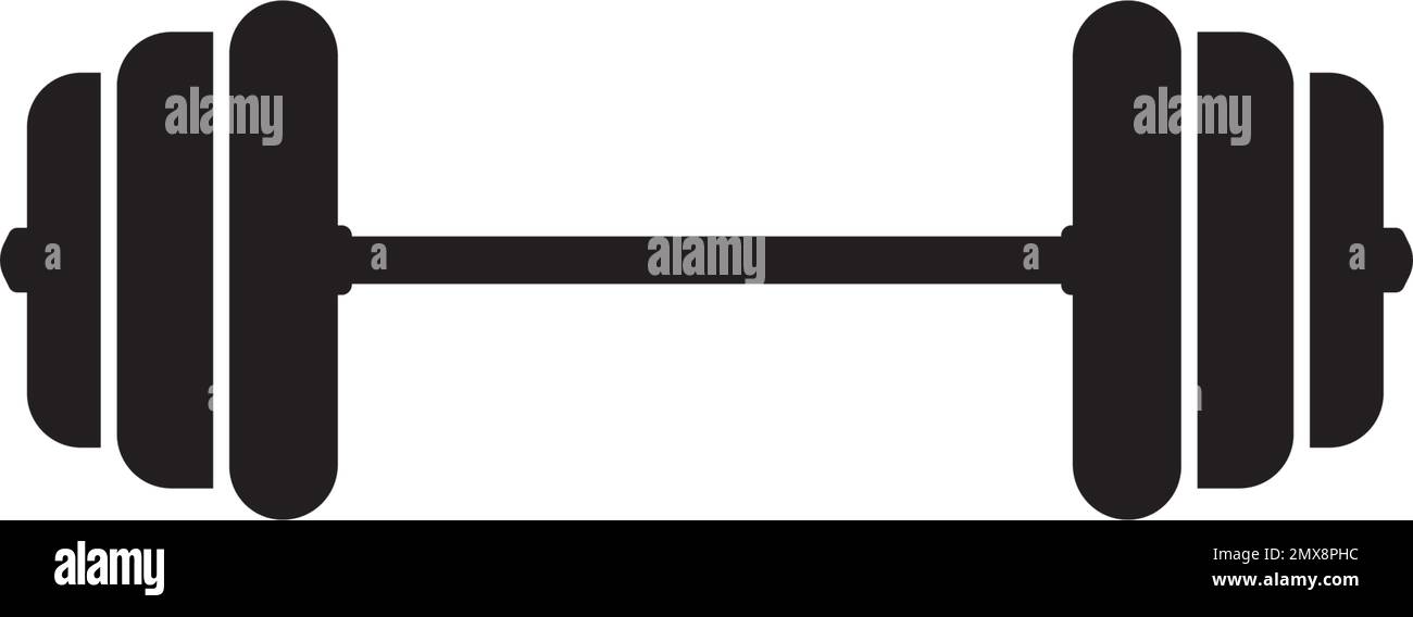 Barbell icon vector illustration,logo design template Stock Vector ...