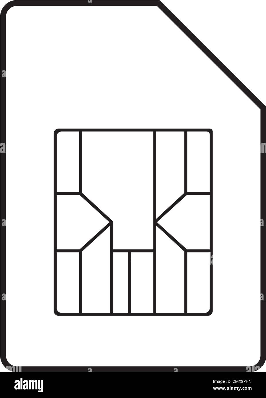 Chip symbol Stock Vector Images - Alamy