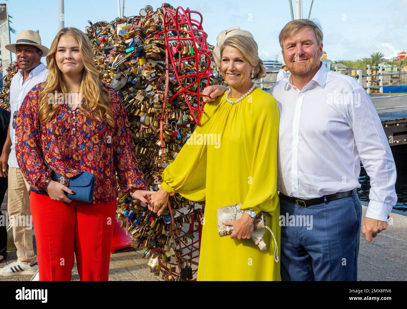 Queen maxima and king willem alexander and princess amalia adel hi-res ...