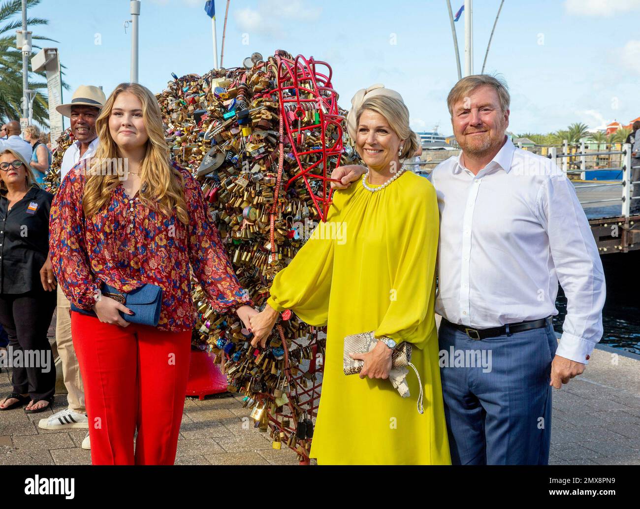 Queen maxima and king willem alexander and princess amalia adel hi-res ...