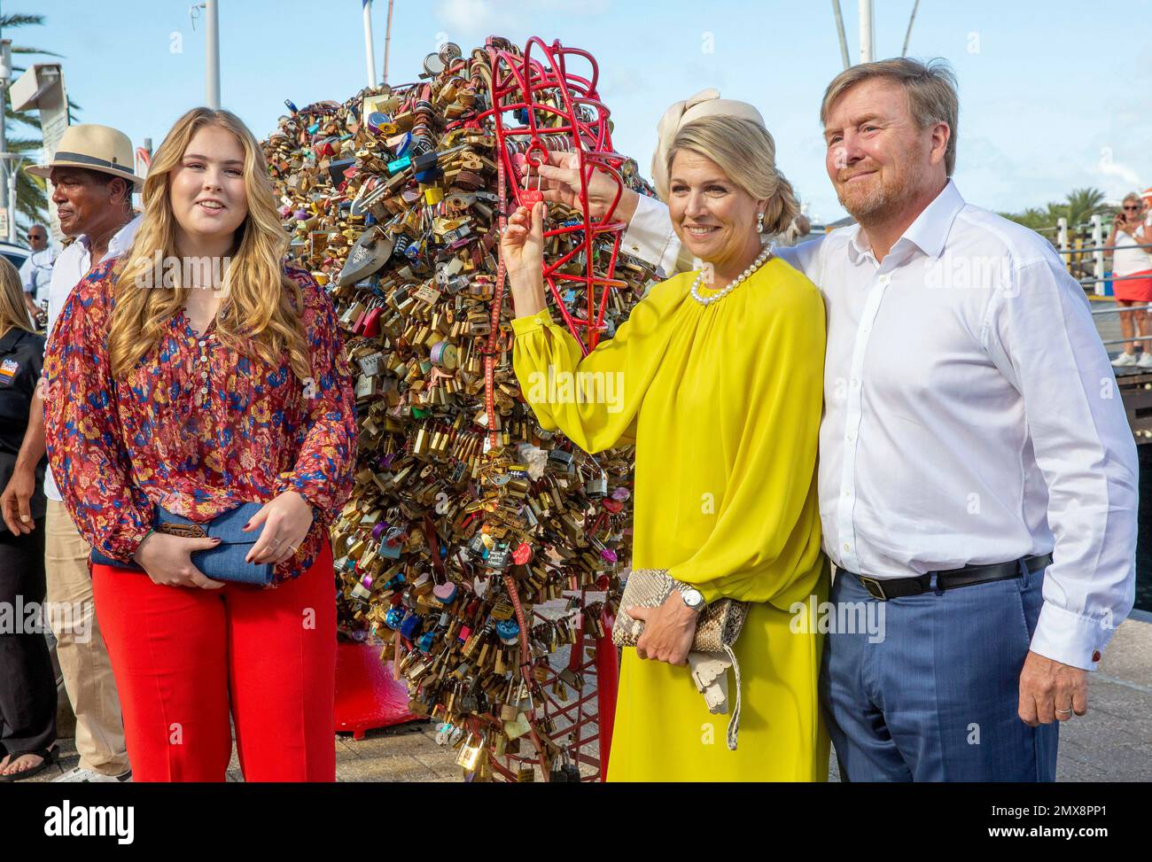 King Willem-Alexander, Queen Maxima and Princess Amalia of The ...
