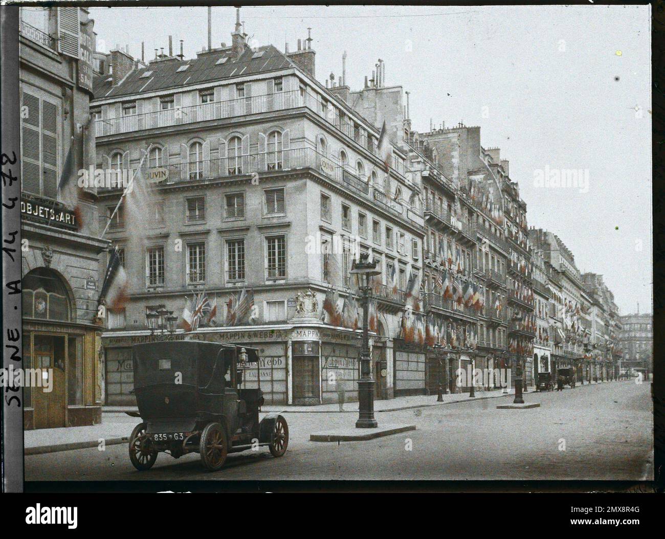 Paris (2nd arr.), France rue de la Paix, at the angle of rue des ...