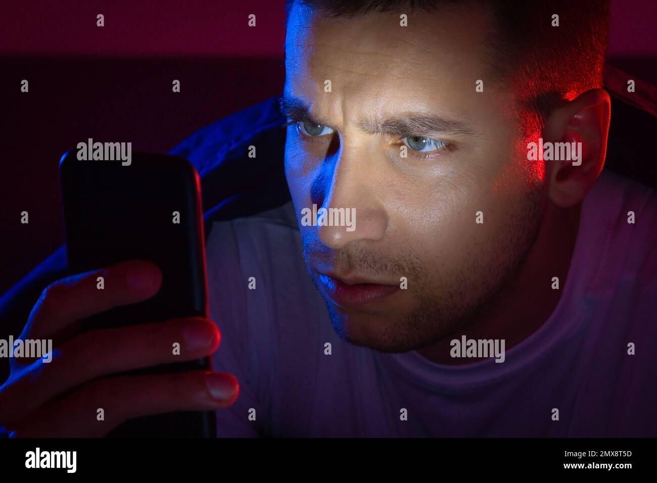Security breach warning on smartphone screen, device infected with ...