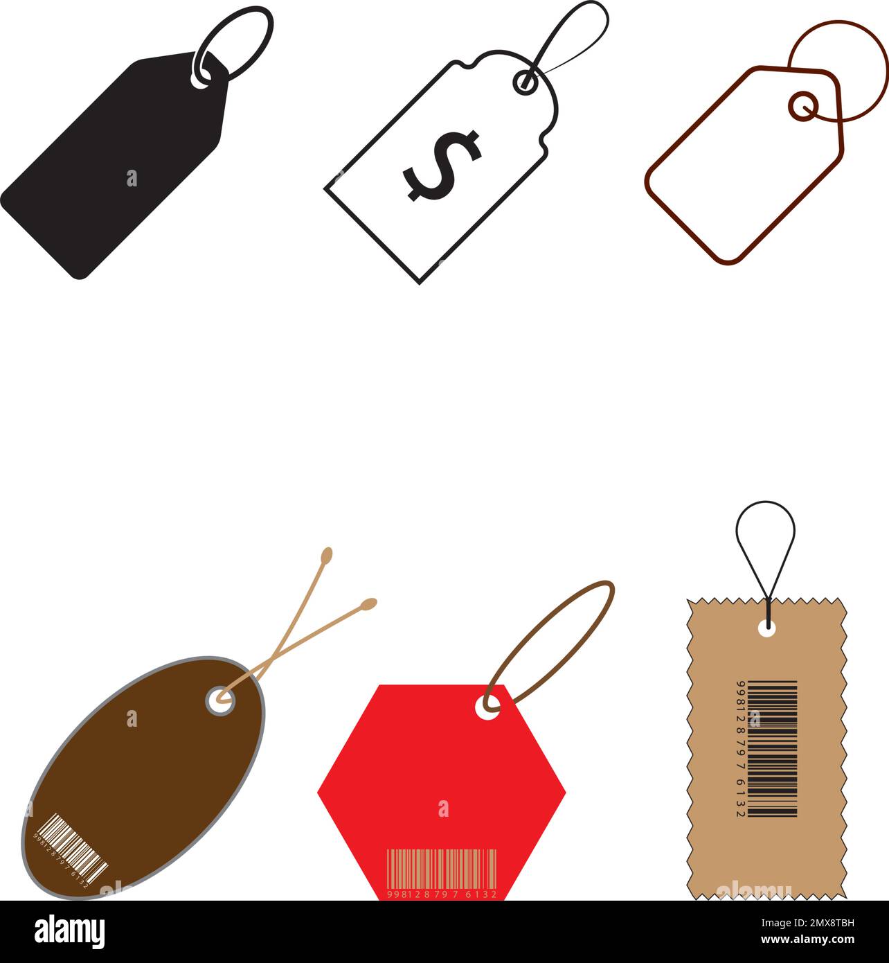 Price Tag icon vector, solid logo illustration, pictogram isolated ...