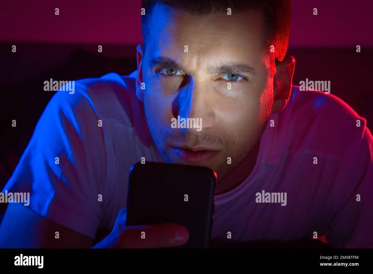 Security breach warning on smartphone screen, device infected with ...