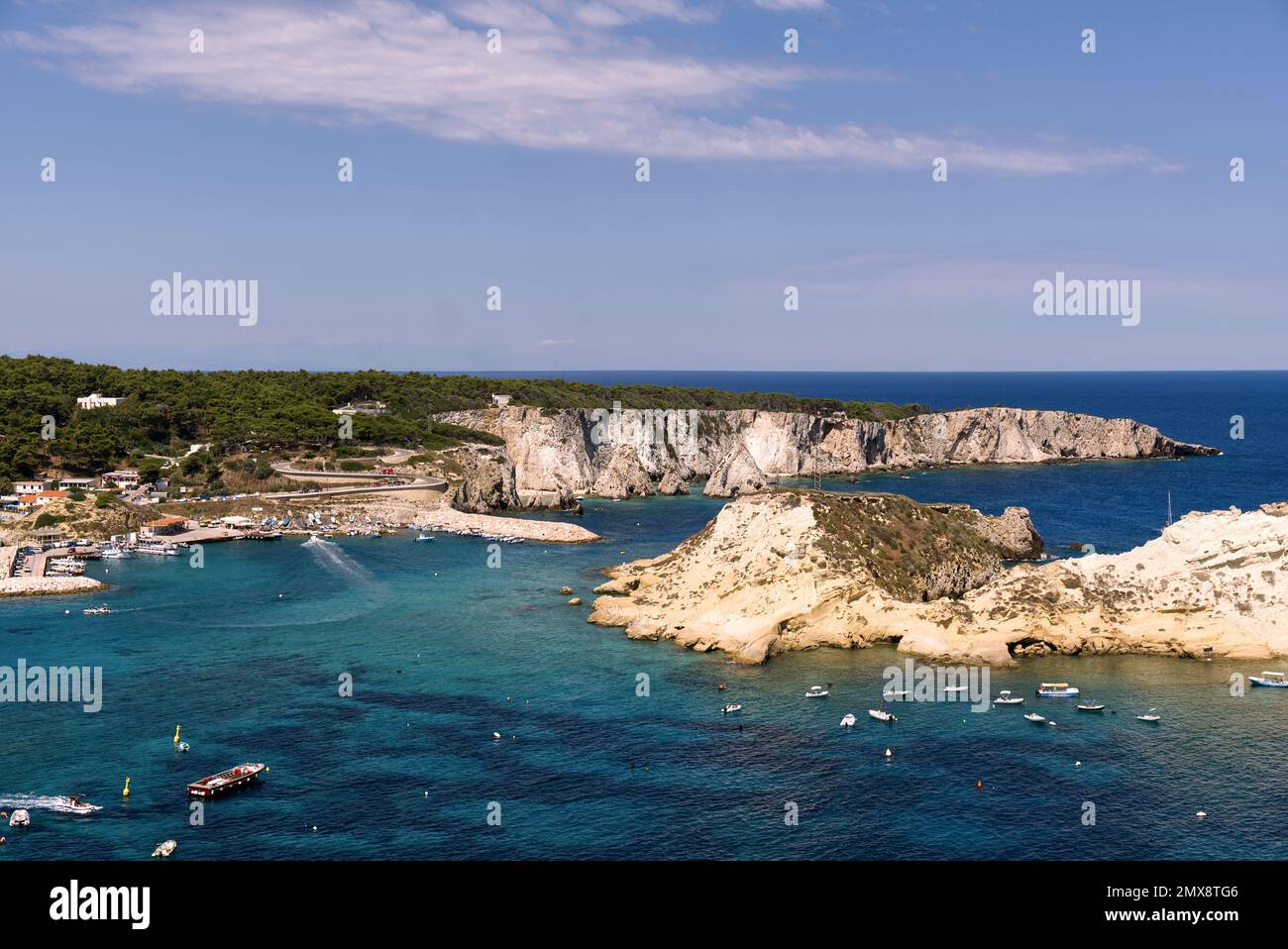 View of the Tremiti Islands Stock Photo - Alamy