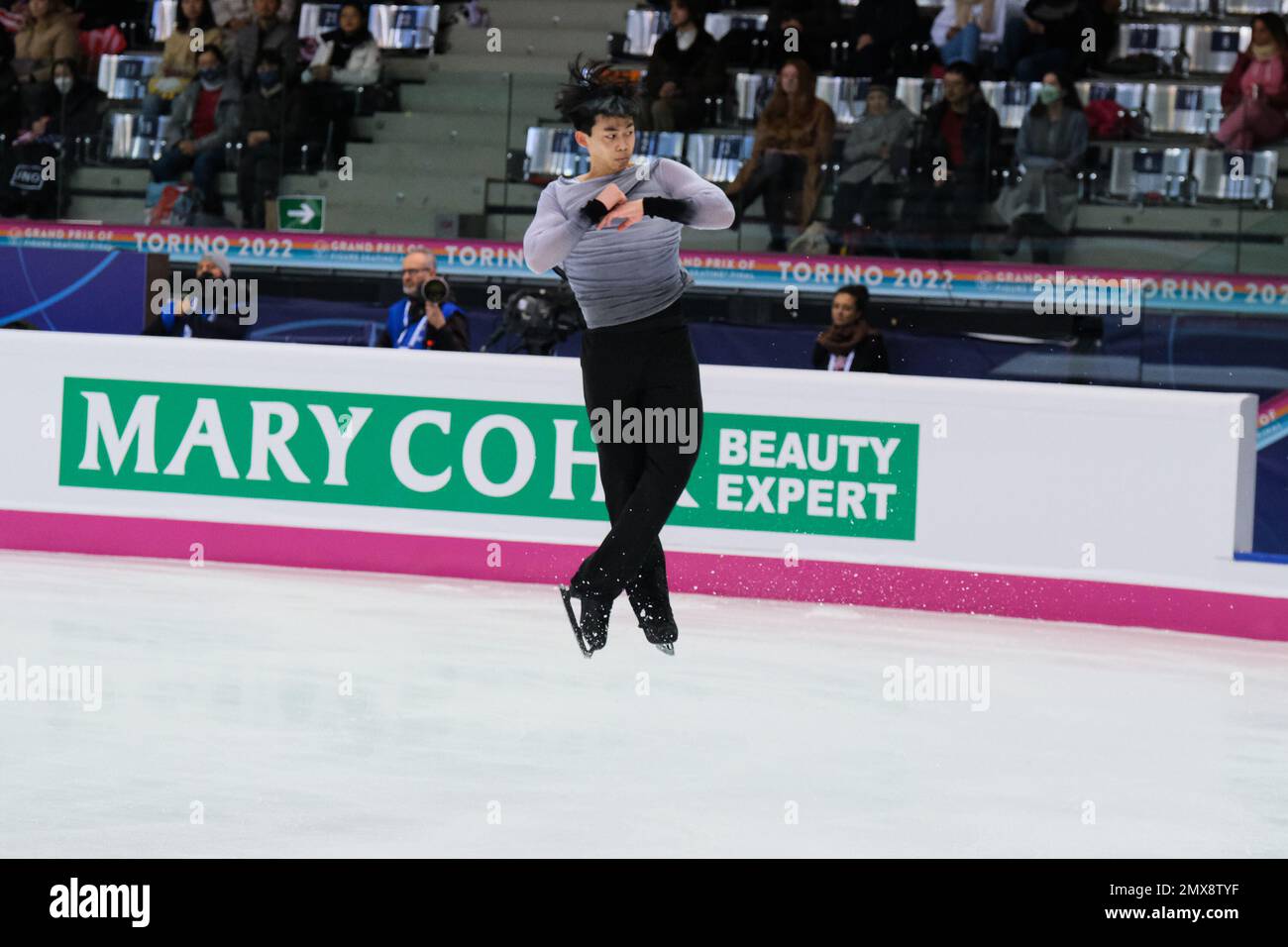 Cayla Smith and Andy Deng (USA) perform during the Junior Pairs - Free ...