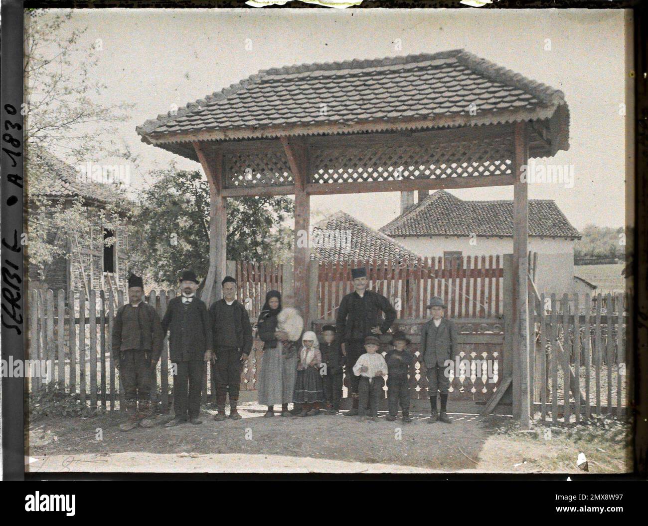 Between Stala? and Kruševac, Serbia portal of a farm , 1913 - Balkans ...