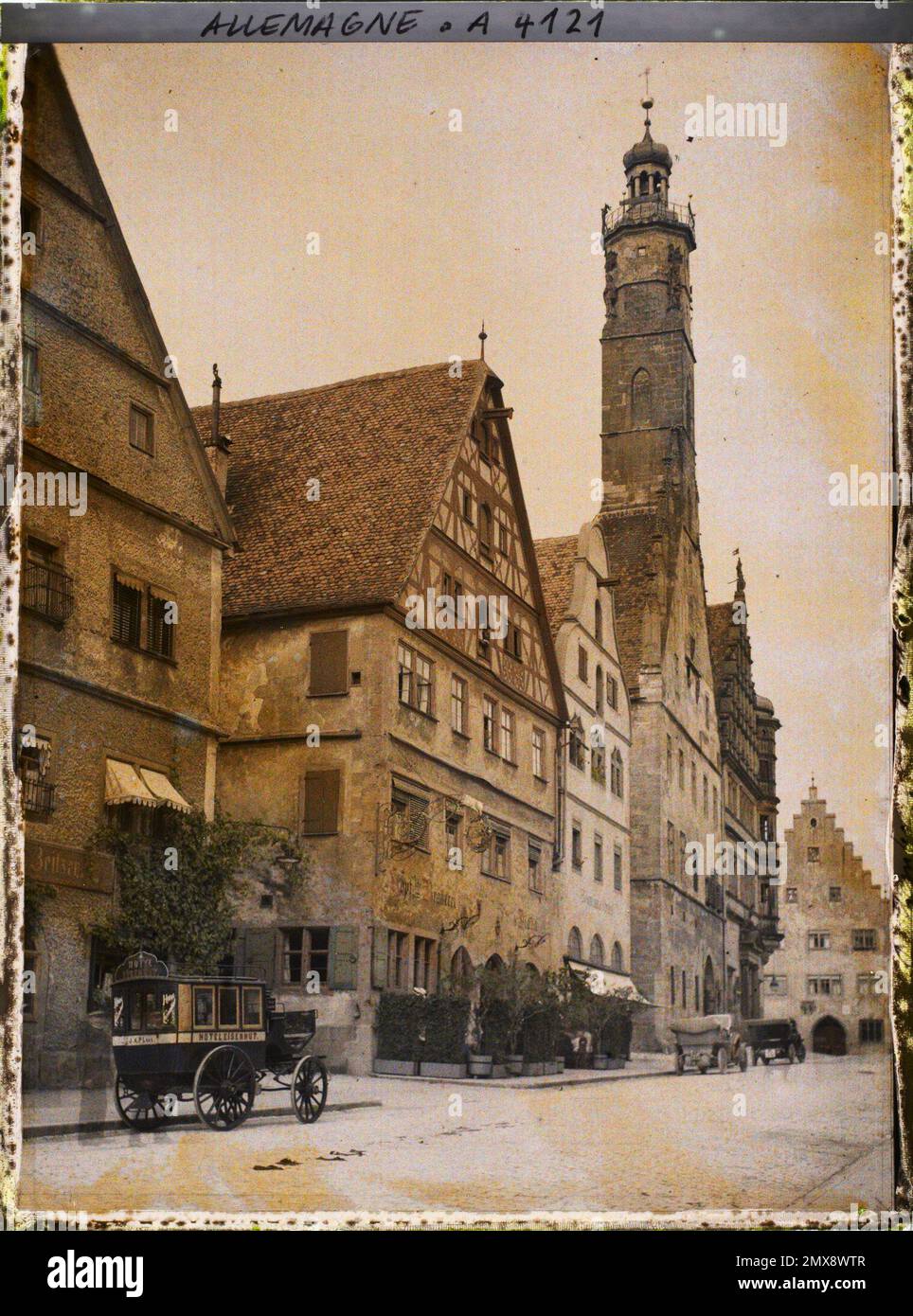 Rothembourg, Germany , 1912 - Germany - Auguste Léon Stock Photo - Alamy