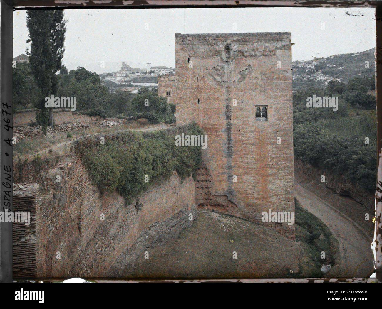Granada, Spain La Tour de la Cautiva from the Tower of Las Infantas on ...