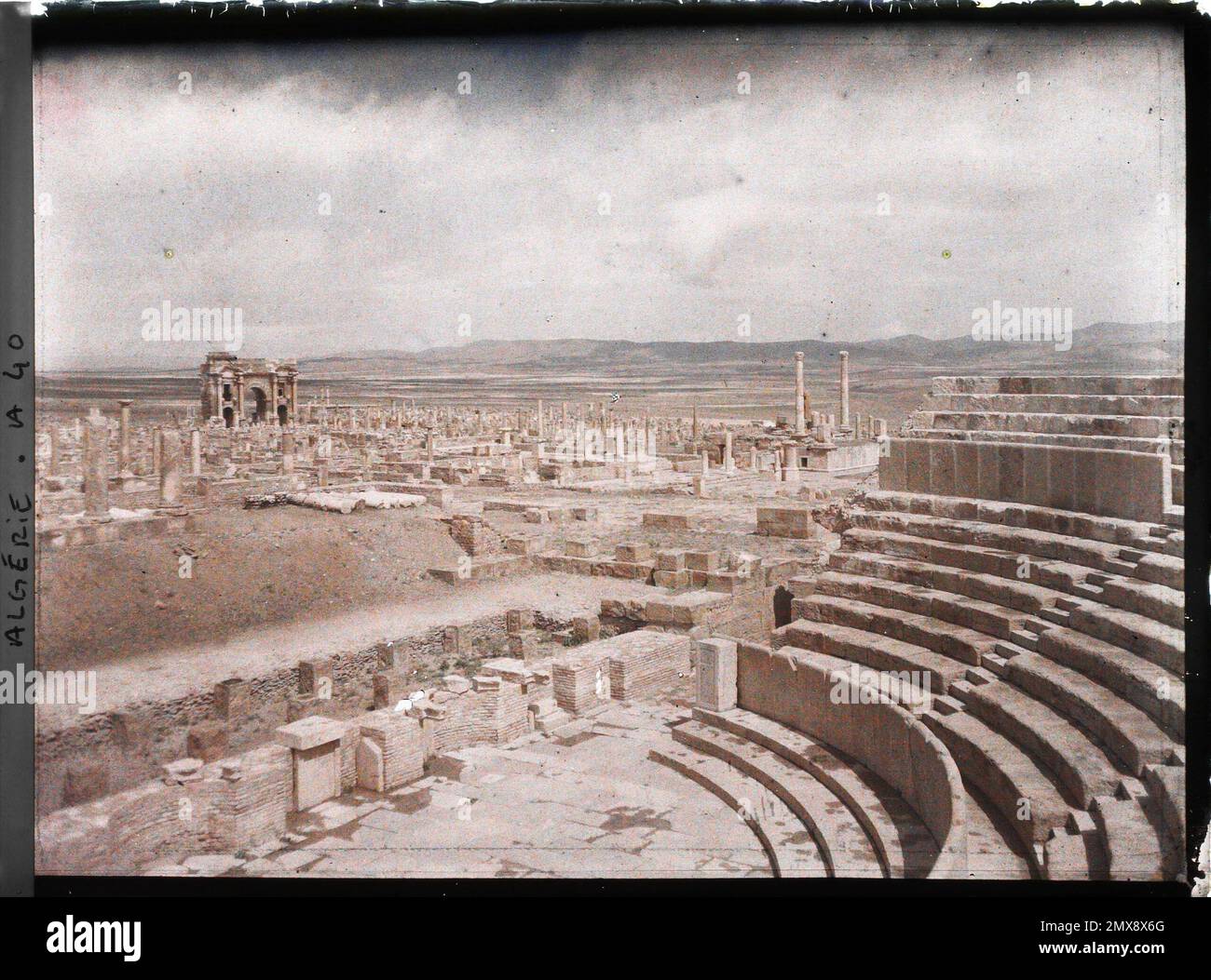 Archaeological vestige antiquity theater habitat architecture hi-res ...