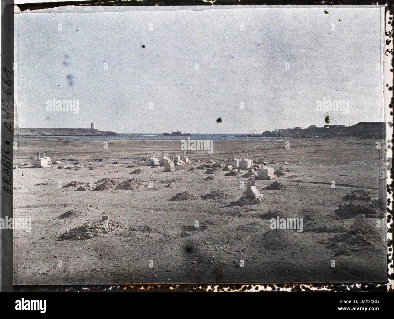Wedjh, Arabia seen towards the Red Sea and Wedjh , 1918 - Near East ...