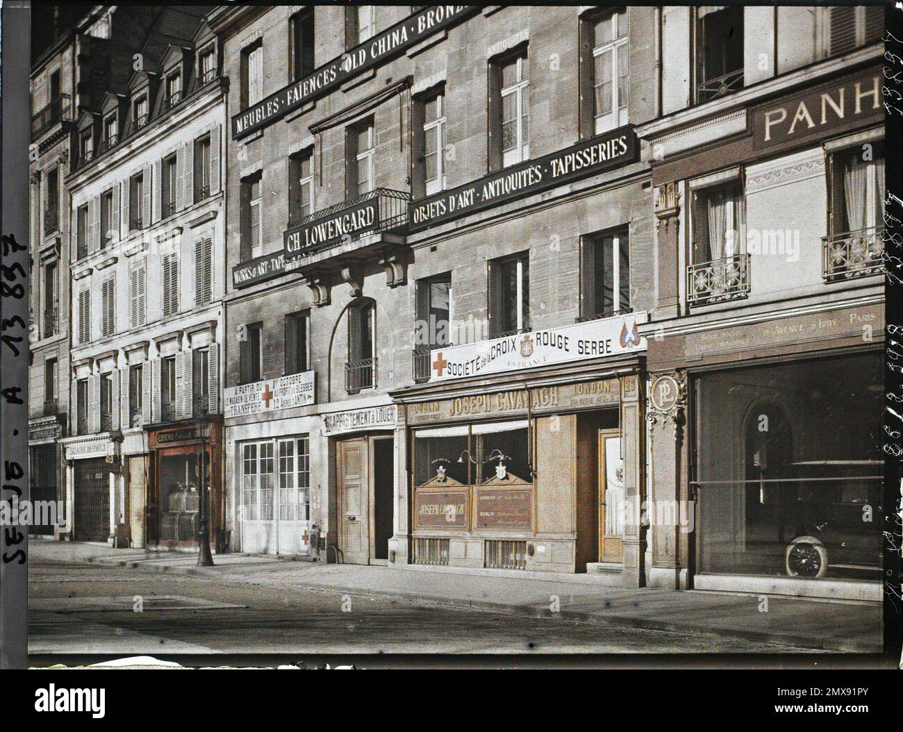 Paris (VIIIE arr.), France The Société de la Croix Rouge Serbian at the ...