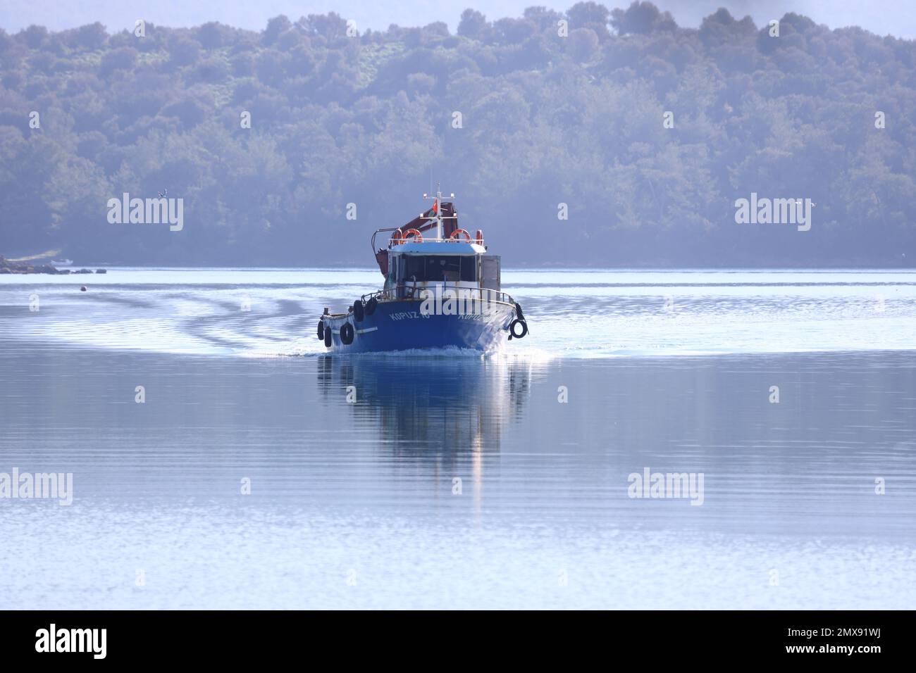 Milas, Mugla, Turkey : 24 January 2023 In the Kazıklı village of Milas ...