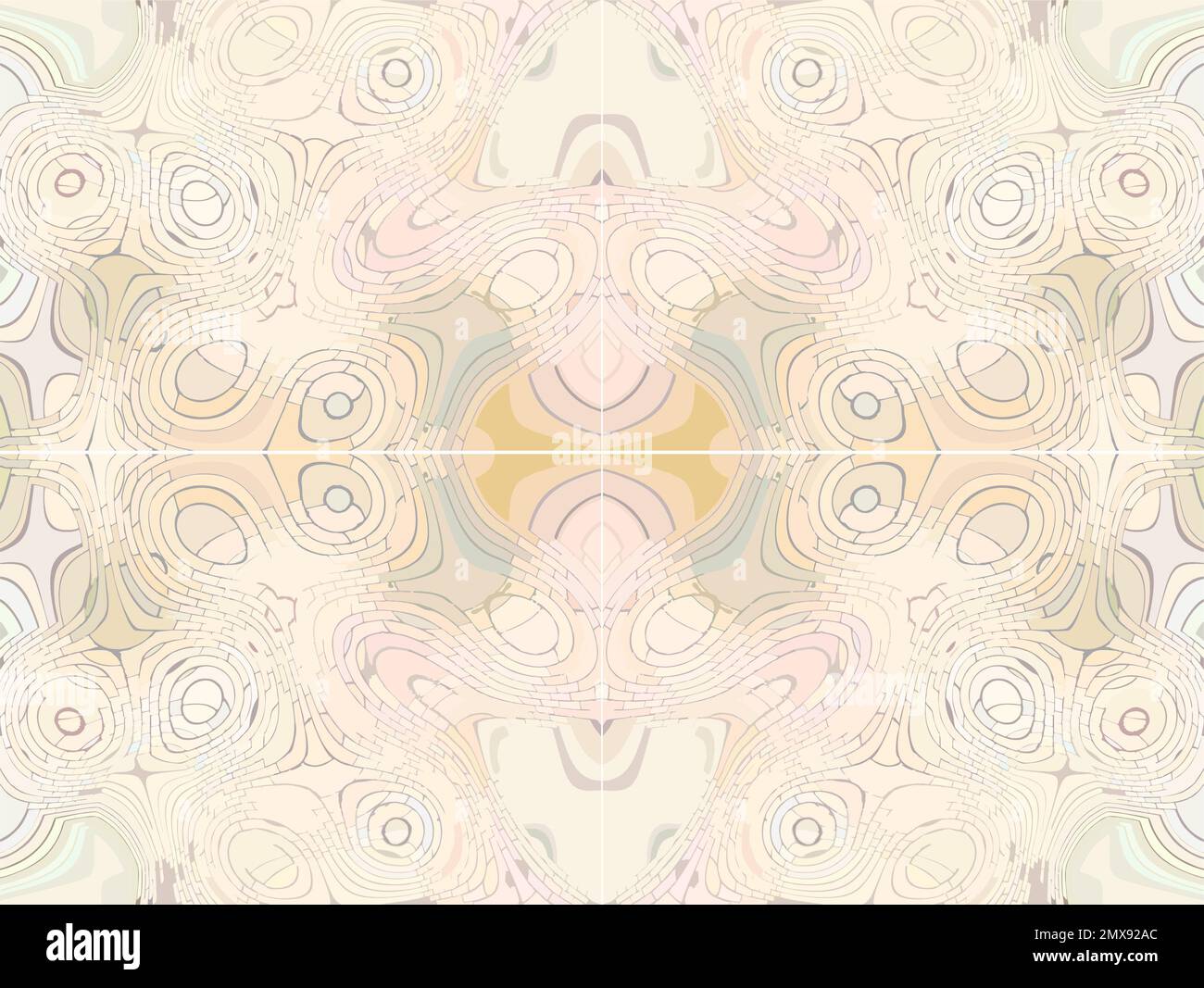 Seamless Wavy Pattern In Pastel Tones For Covers Or Interior Solutions Abstract Undulating