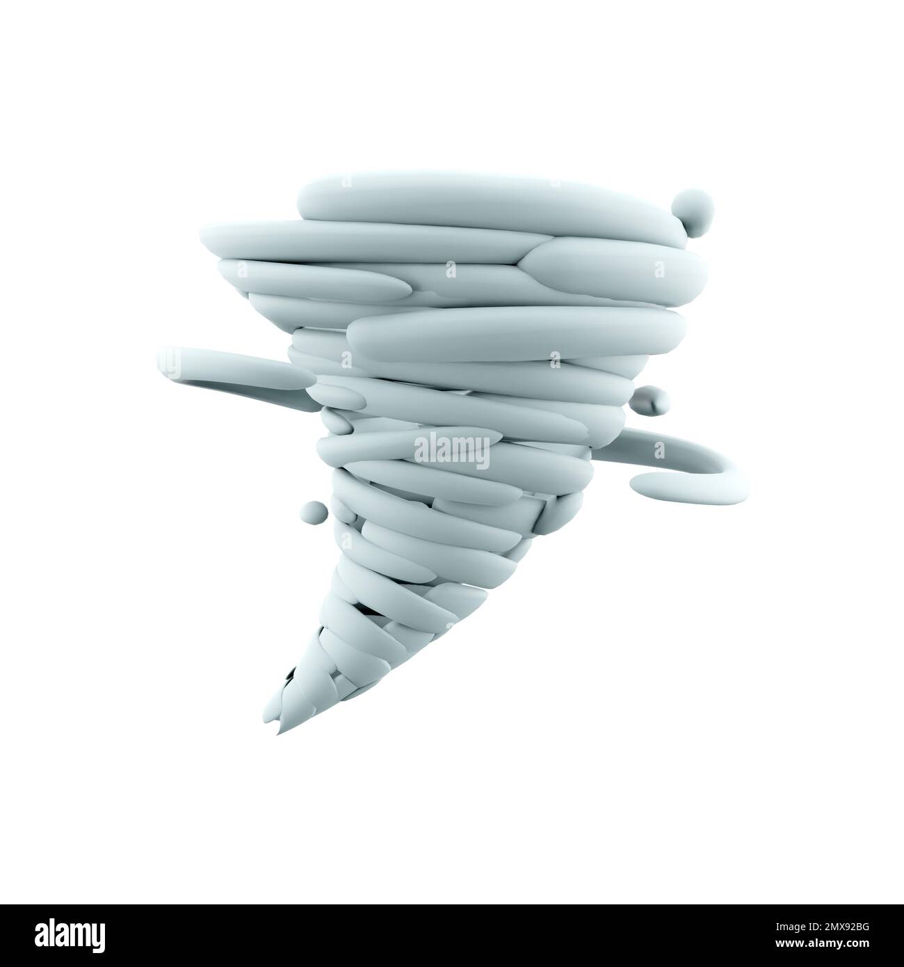 3d rendering tornado icon. 3d render hurricane icon. Tornado Stock ...