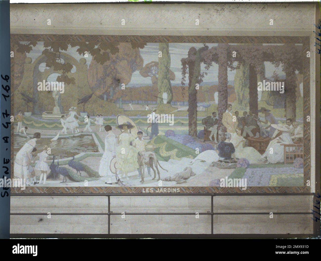 Paris (7th arr.), France The exhibition of decorative arts, the Court ...