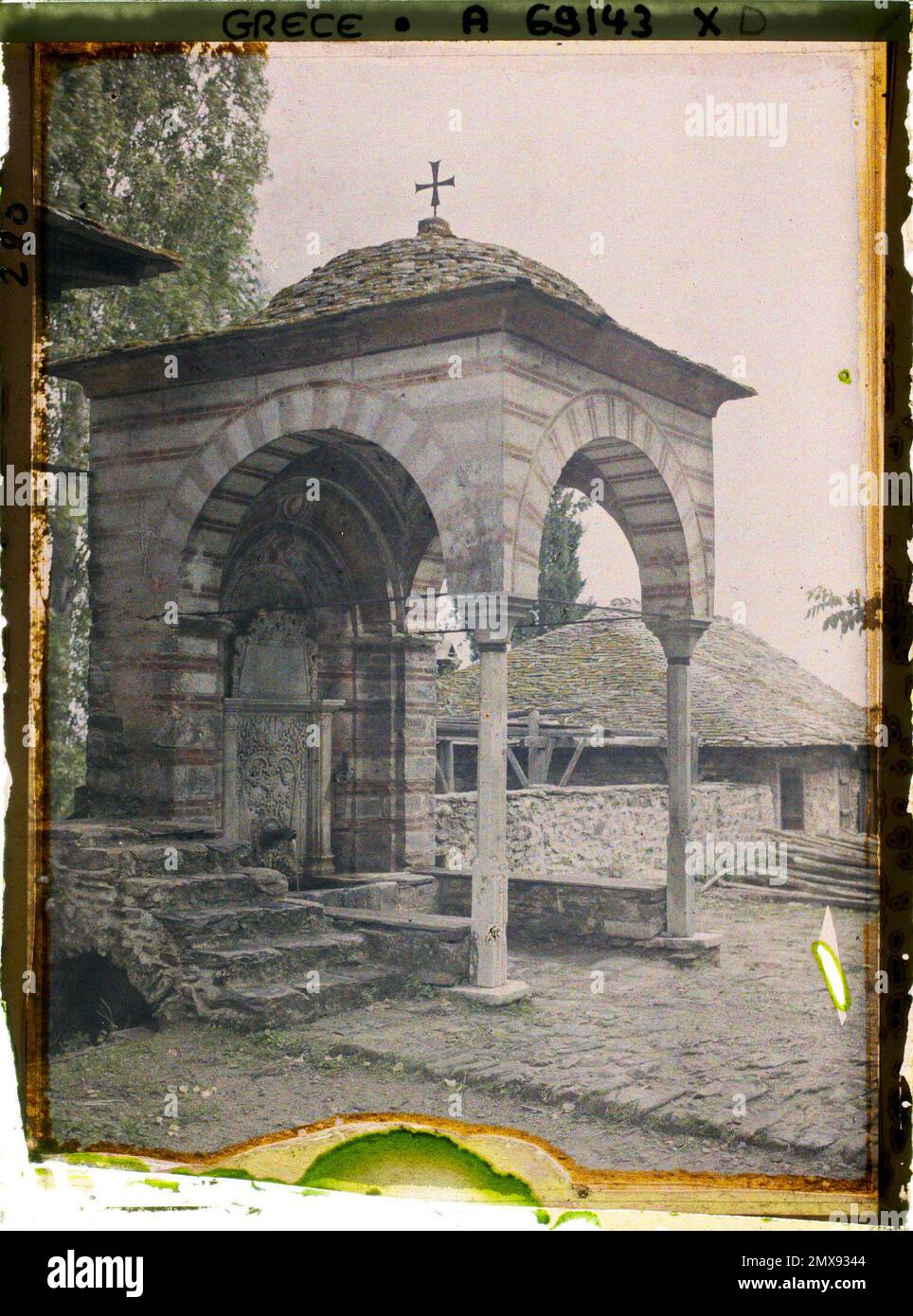 Christianity monastery hydraulic installation fountain arc arca hi-res ...