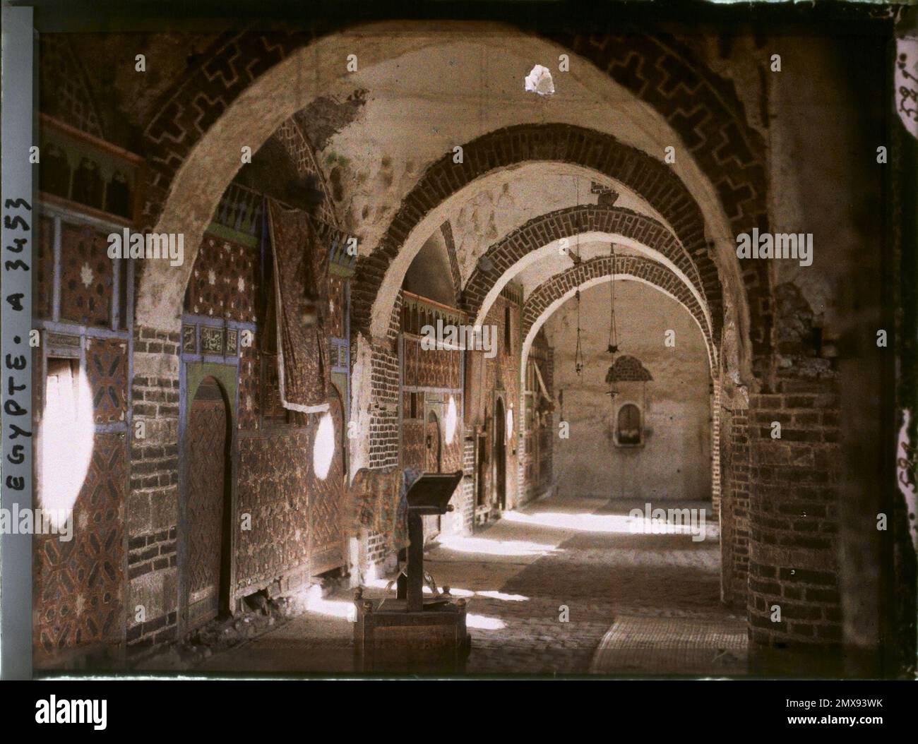 Abydos, Egypt, internal Africa of the Béni Mansour Coptic Church , 1914 ...