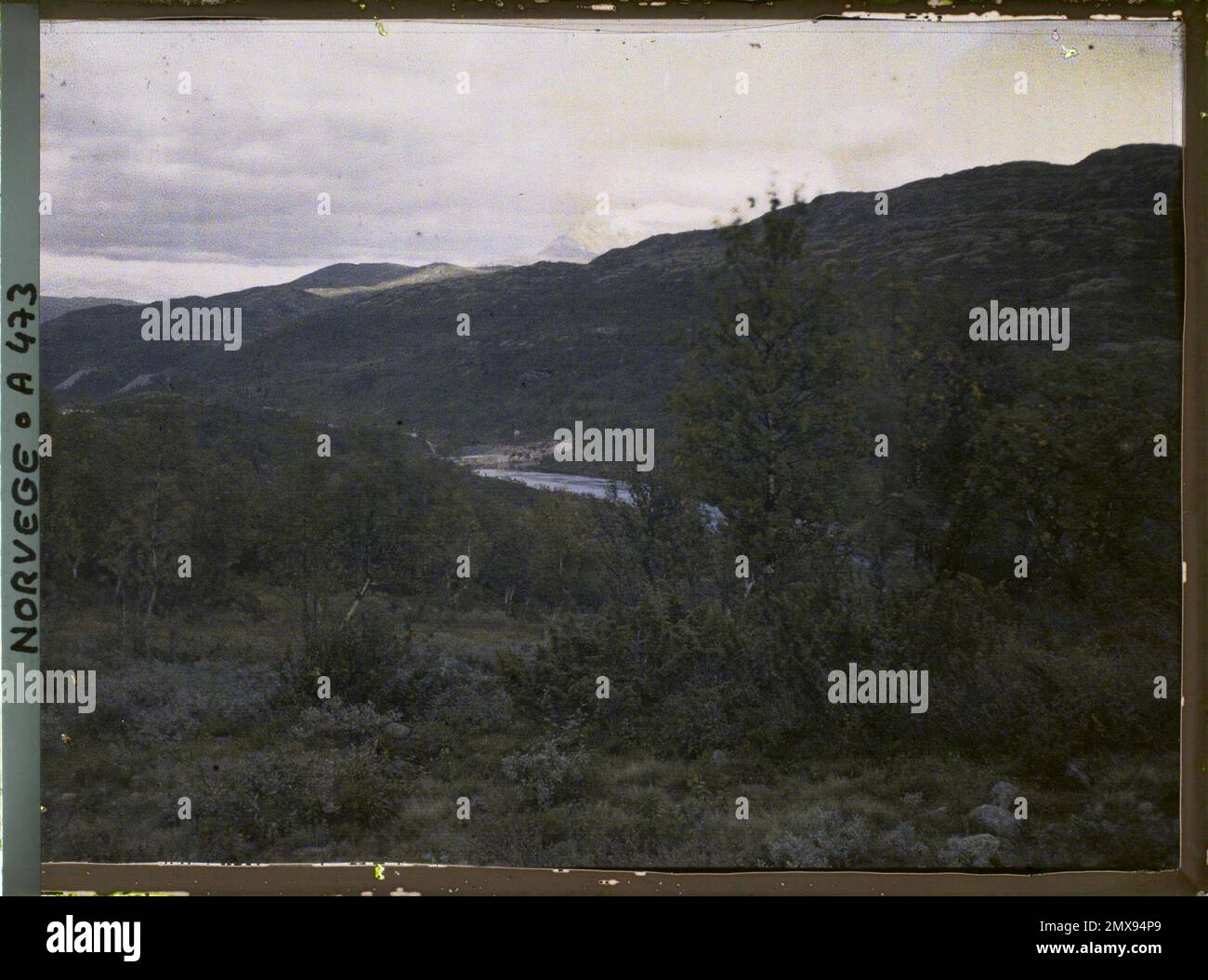 Rjukan, Norway General Panorama , 1910 - Voyage of Albert Kahn and ...