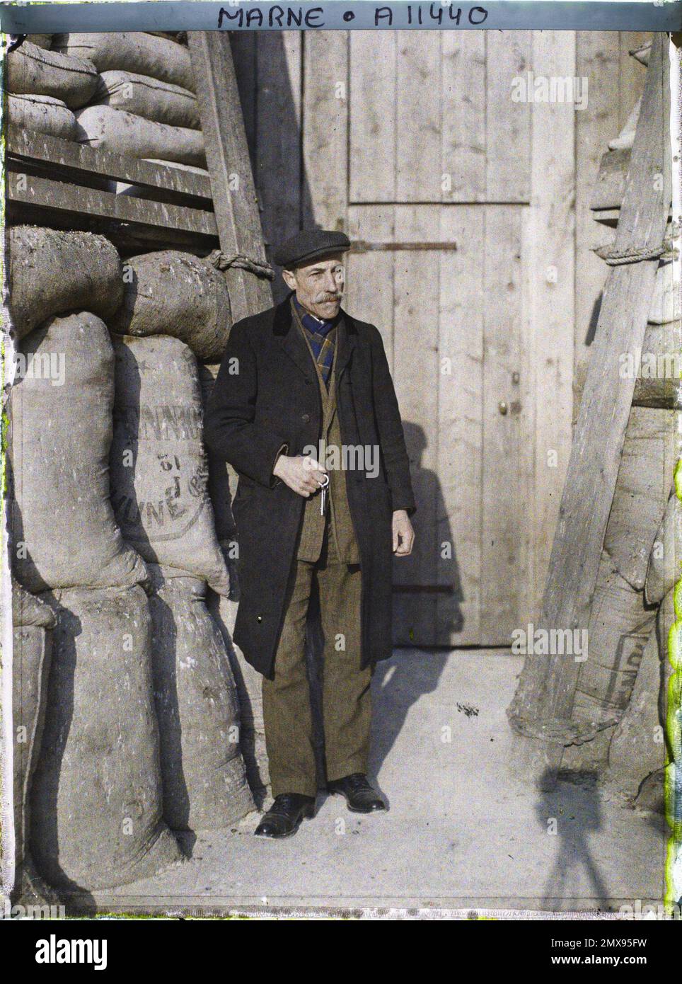 Reims, Marne, Champagne, France Portrait of Mr. Huart, Cathedral ...