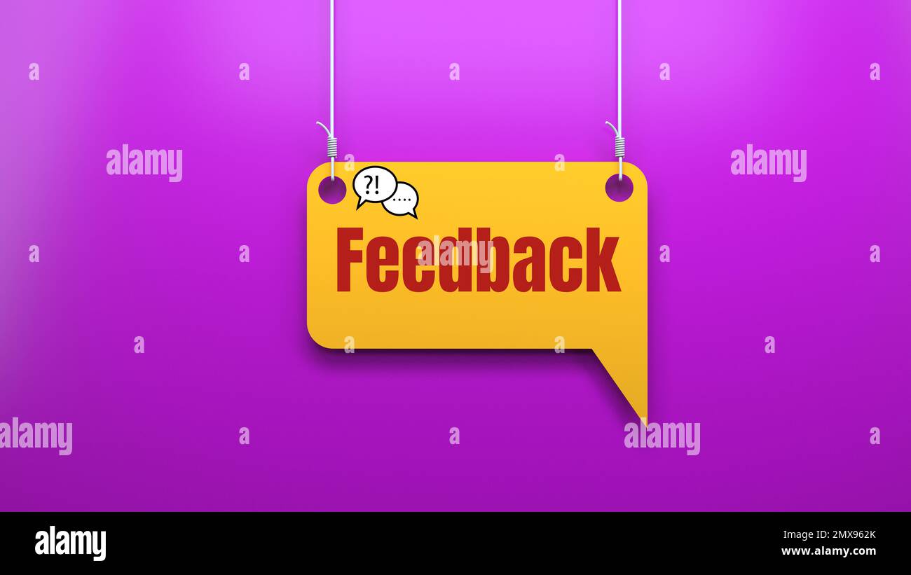 Vector feedback hi-res stock photography and images - Alamy