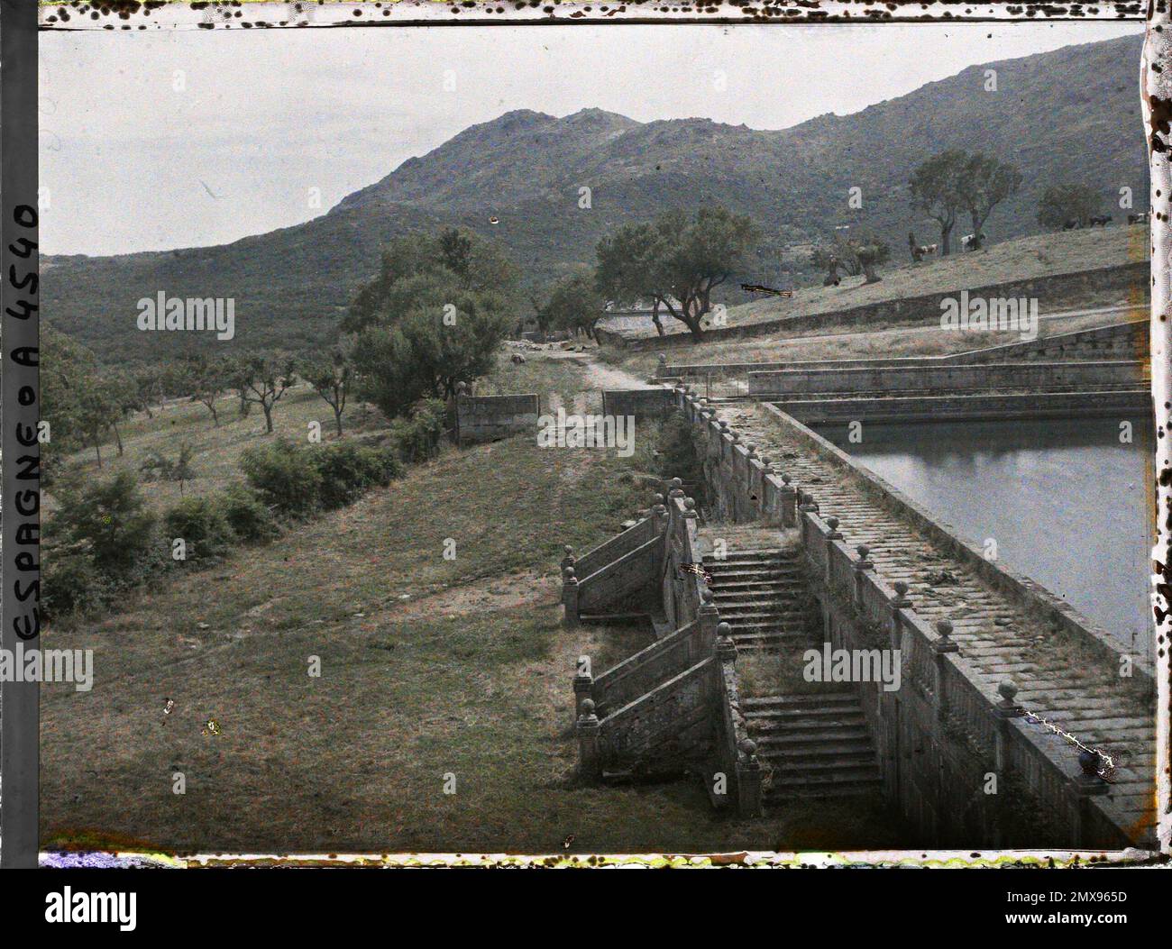 Escurial, Spain , 1914 - Spain - Auguste Léon - (June 15 -July 4 Stock ...