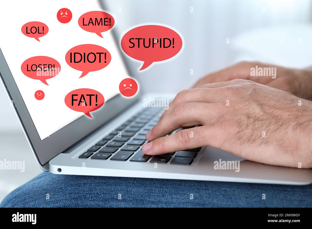 Cyber bullying adult hi-res stock photography and images - Alamy