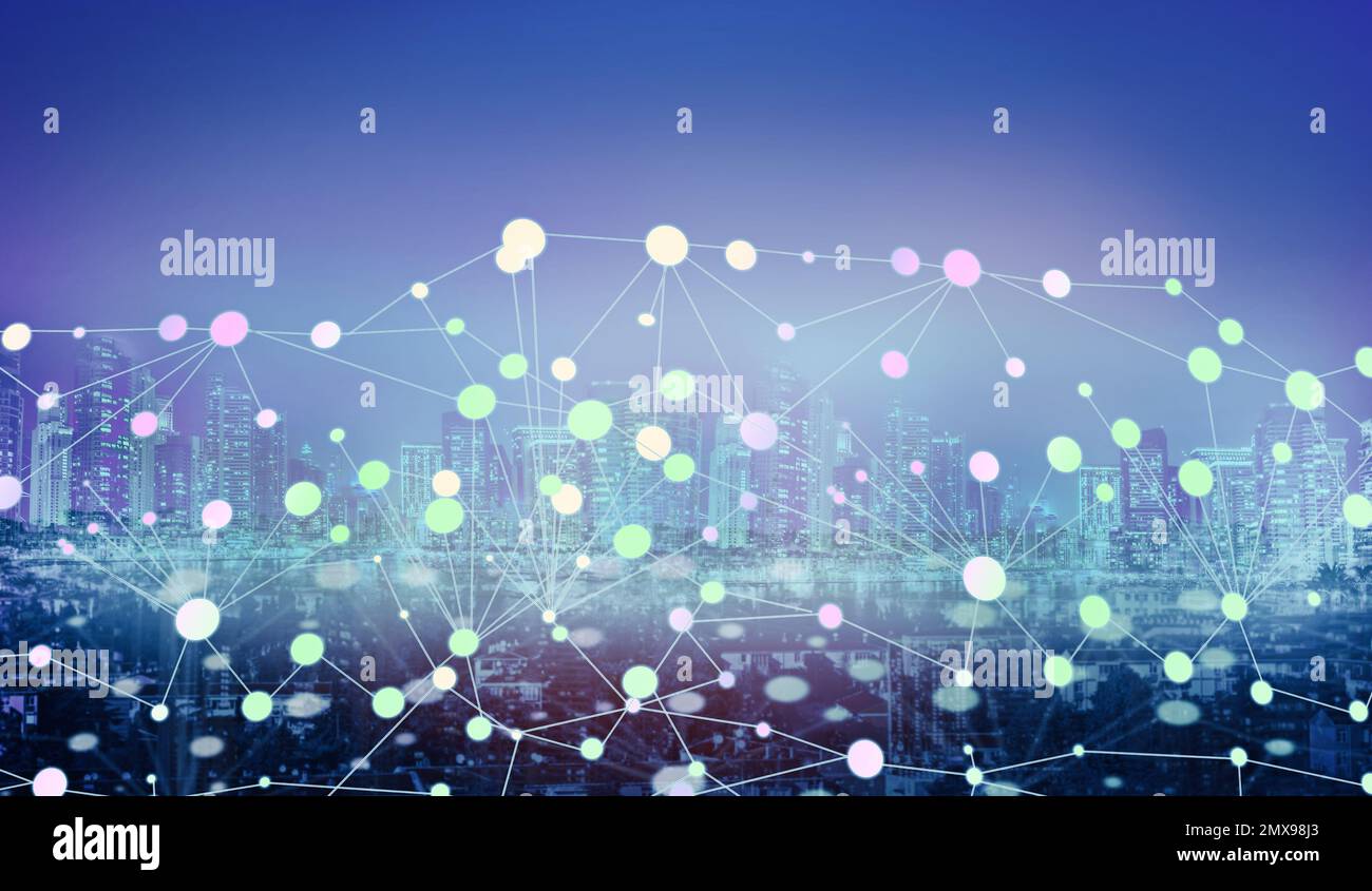 Connection lines hi-res stock photography and images - Alamy