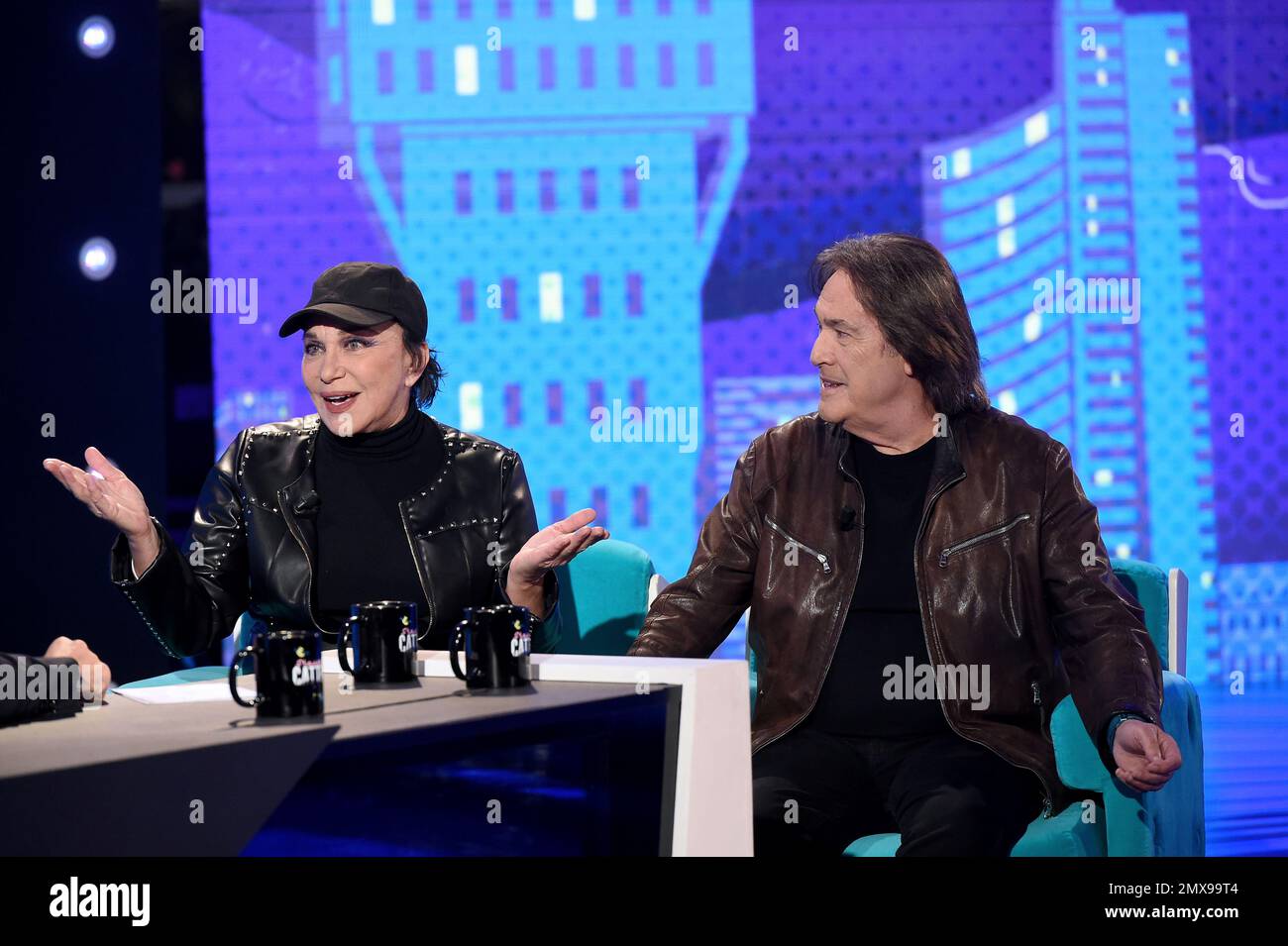 Milan, Italy. 02nd Feb, 2023. Milan, TV show "Tonight is Cattelan", Rai ...