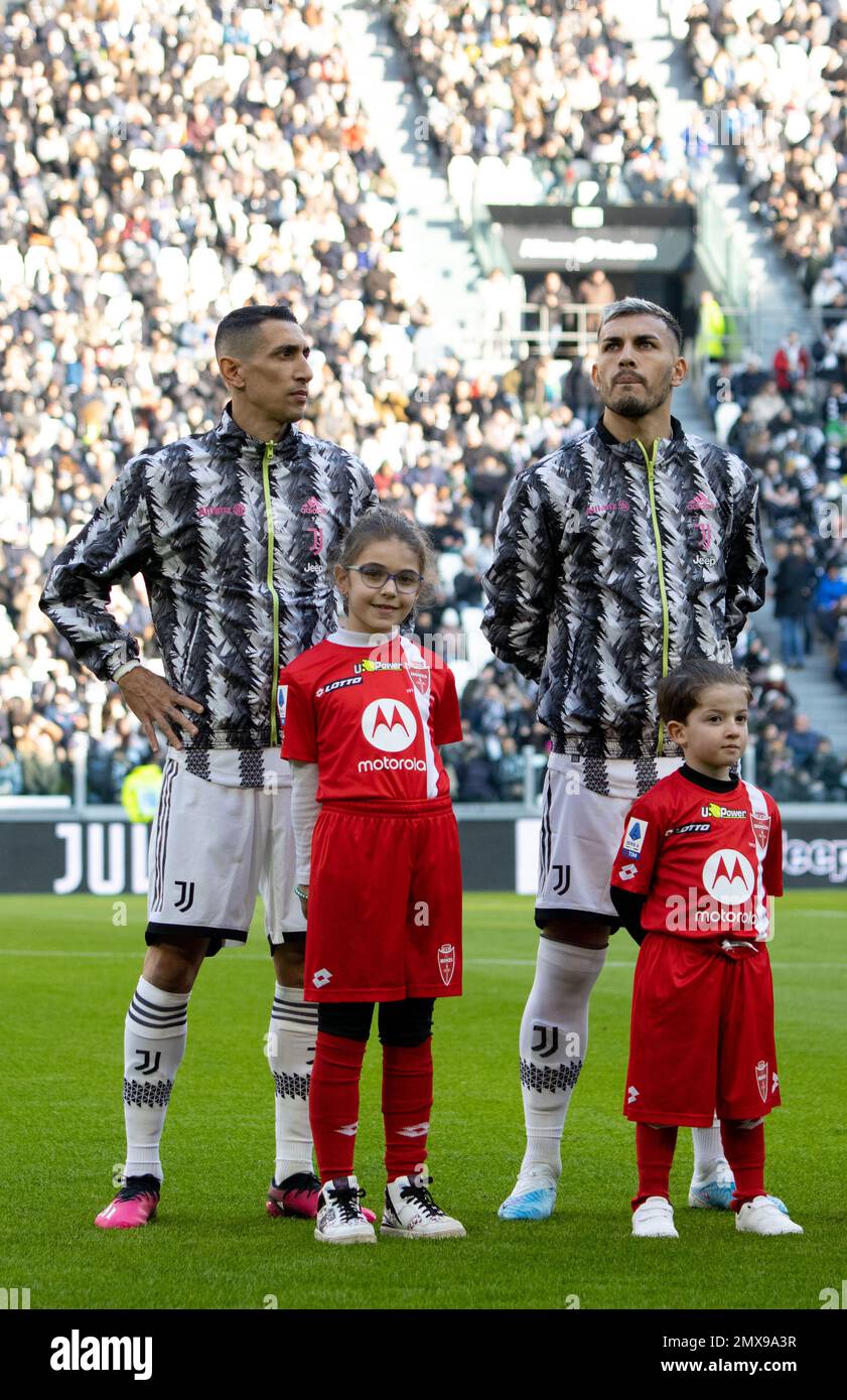 Angel Di Maria and Leandro Paredes Stock Photo - Alamy