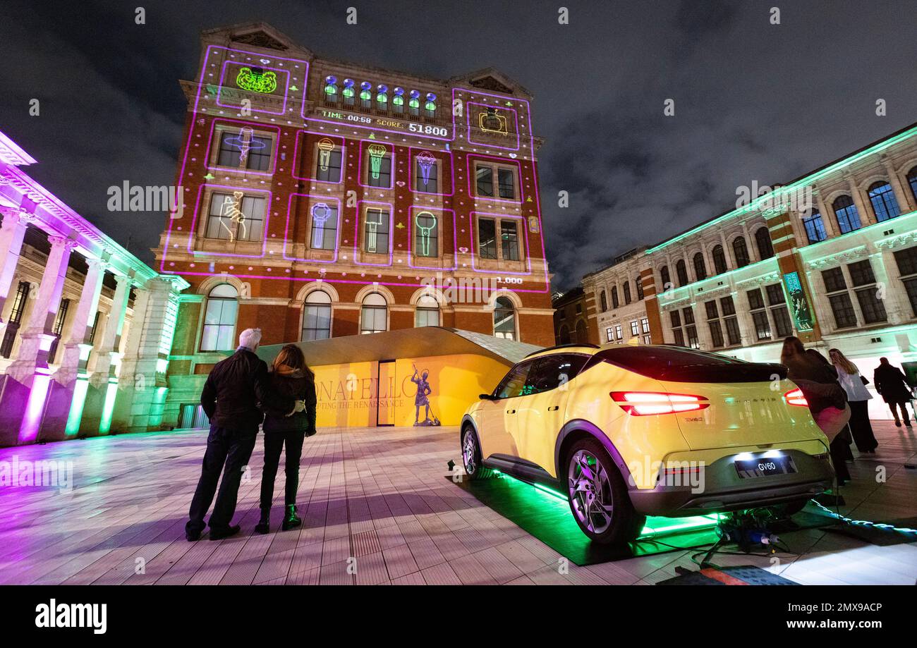 EDITORIAL USE ONLY A view of 'Seoul Racer' the UK's largest interactive ...