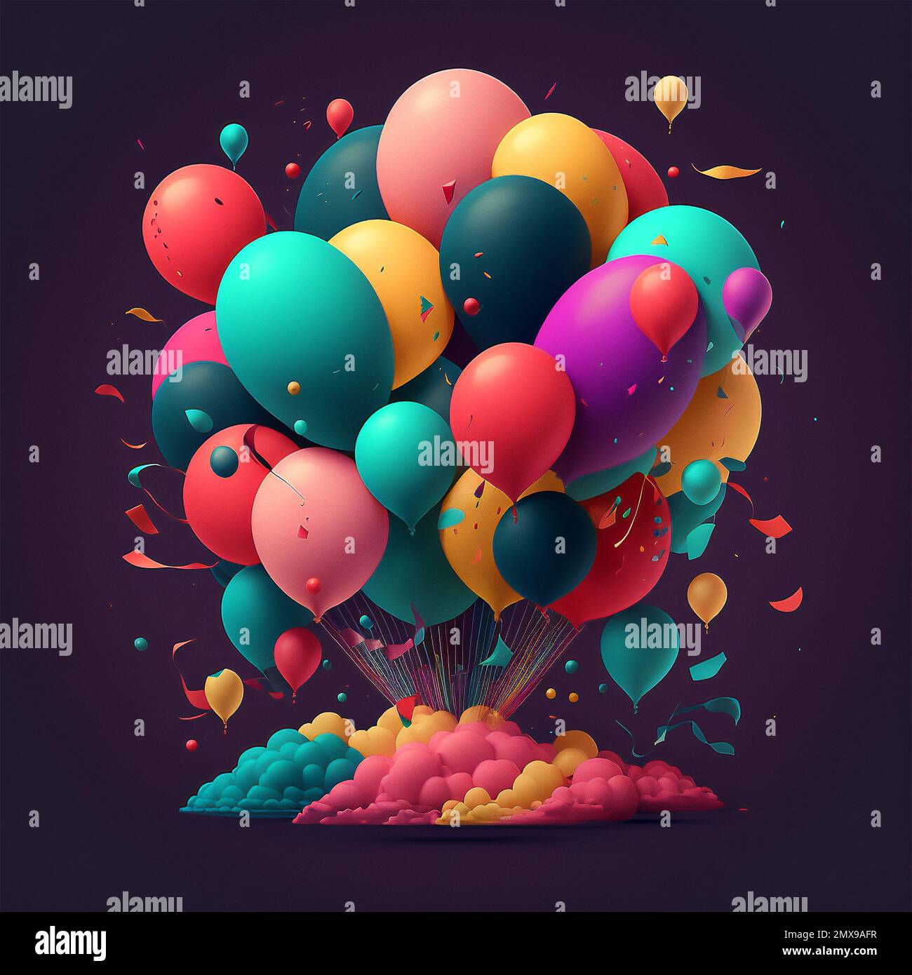Balloon poster hi-res stock photography and images - Alamy