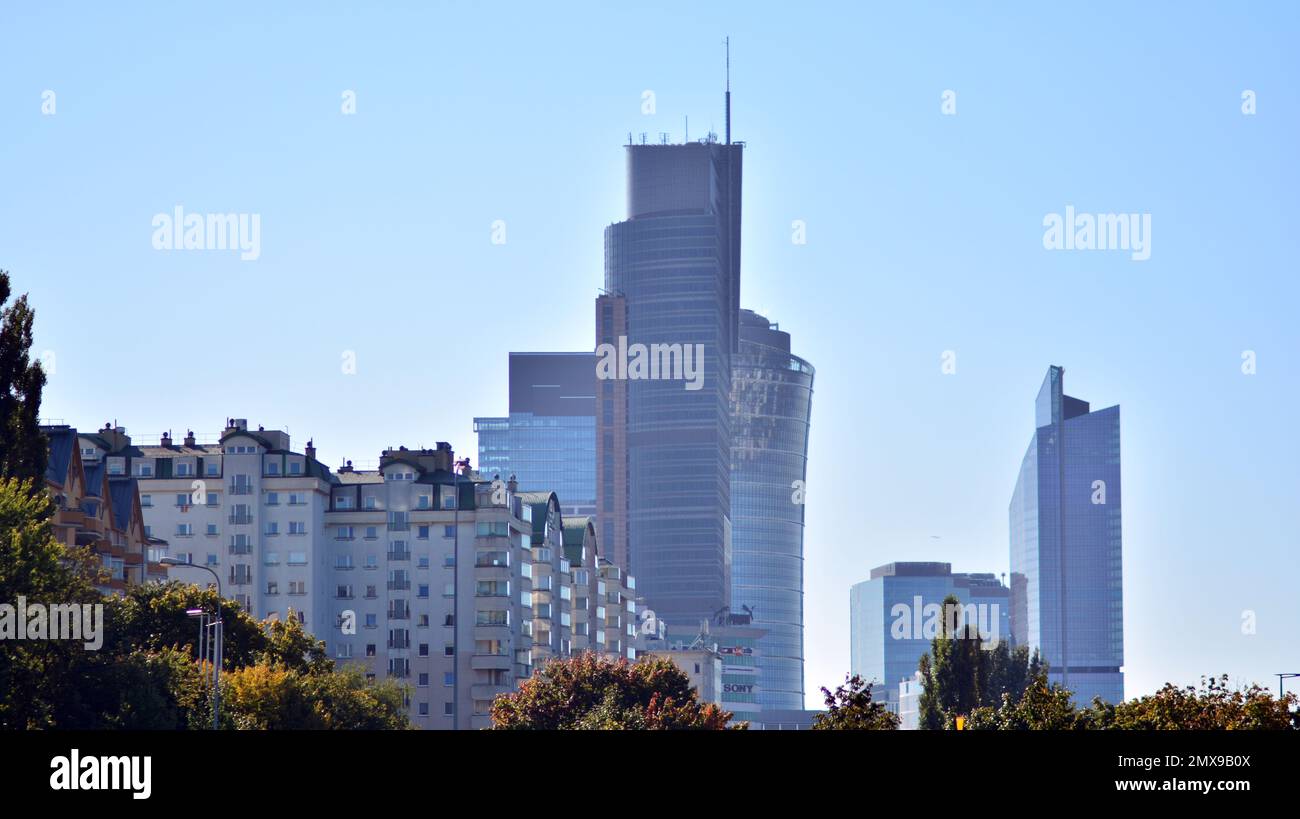 Warsaw, Poland. 4 Oktober 2021. Construction site of an Varso Place ...