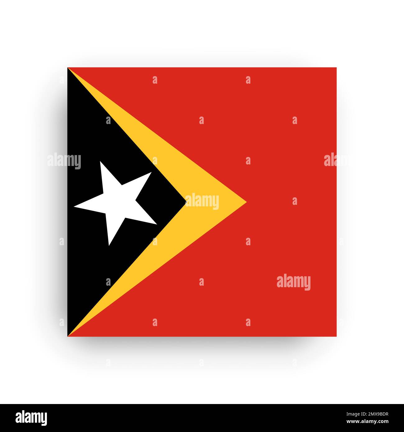 East timorese flag Stock Vector Images - Alamy