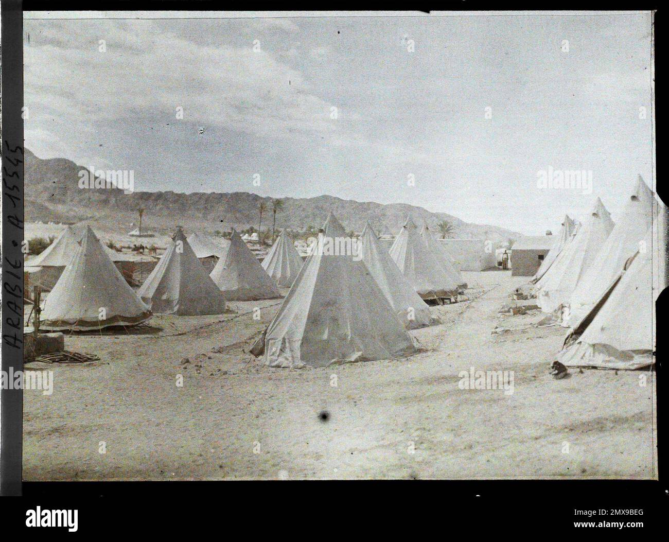 Aqaba, Arabia (current Jordan) the French camp , 1918 - Near East ...