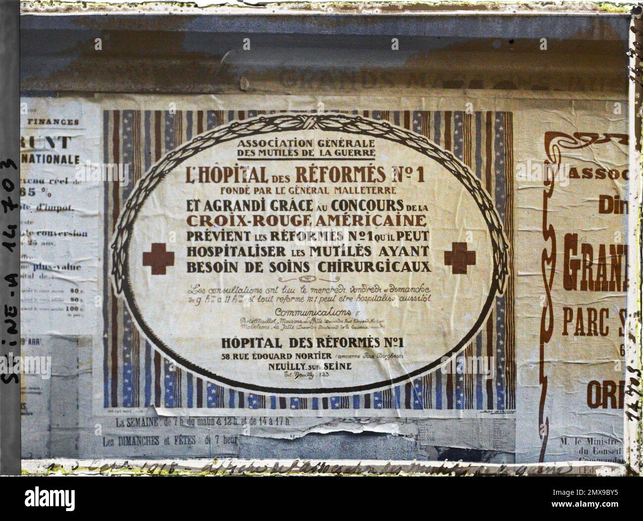 Paris, France displays the General Association of War Mutiles Stock ...