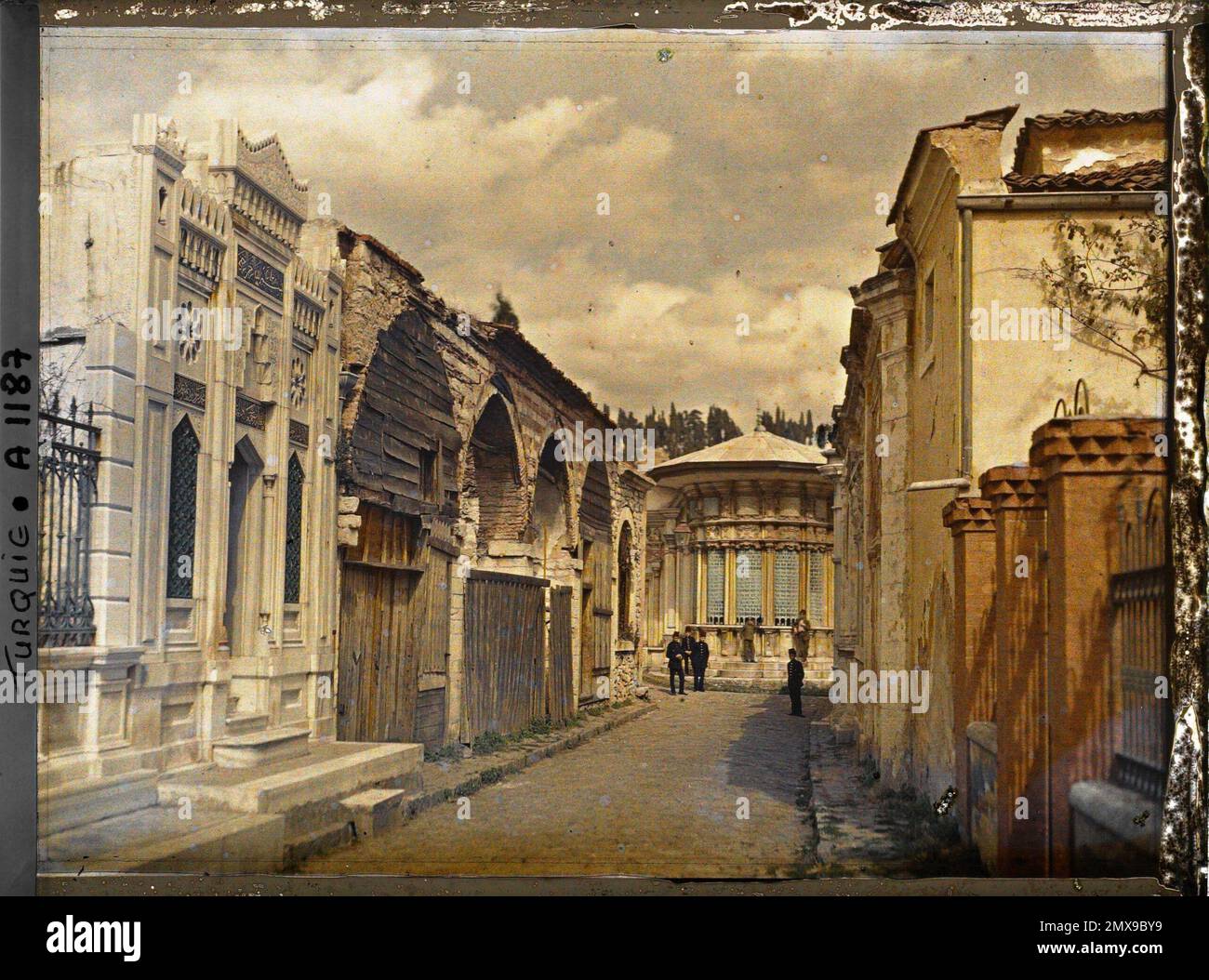 Constantinople (current Istanbul), Turkey rue and semi-circular ...