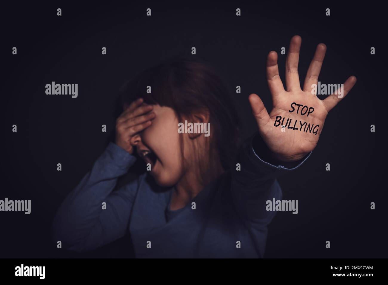 Black child stop bullying hi-res stock photography and images - Alamy