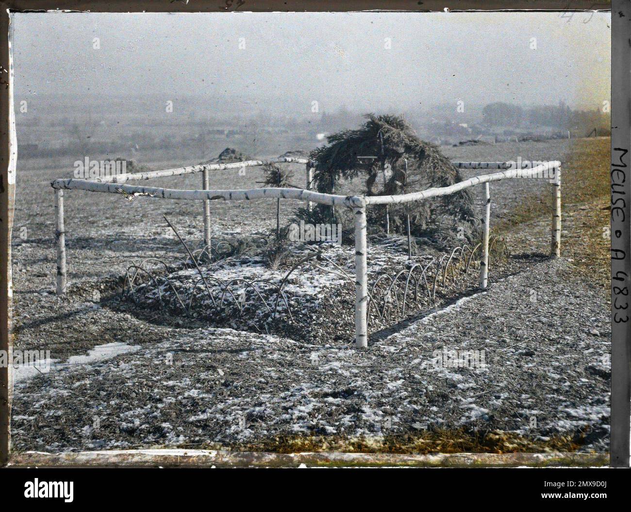 Mussey, Vassincourt, Meuse, Lorraine, France on the set, between Mussey ...