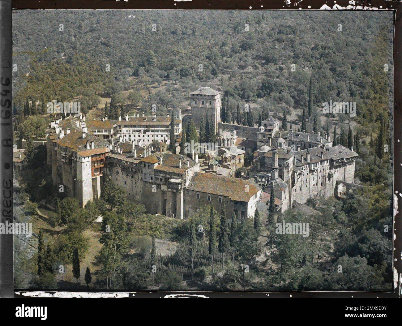 The Hilandar monastery, Greece , 1918 - Greece - Fernand Cuville ...