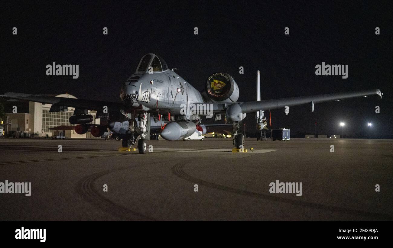 An A-10 Thunderbolt II aircraft assigned to the 442nd Fighter Wing ...