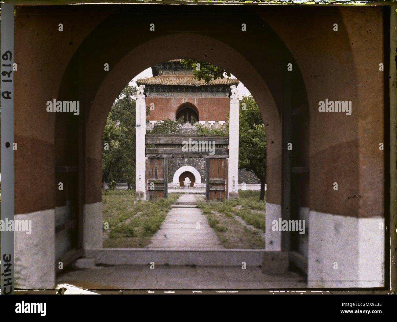 Changping, China Ming Shisanling ("Thirteen Ming Tombs") , 1913 - China ...