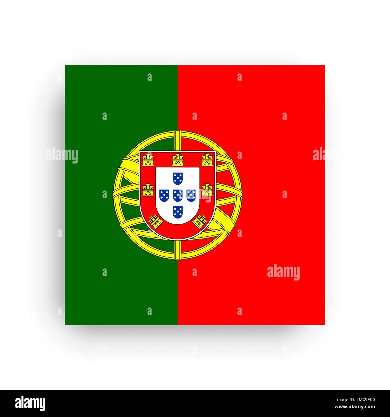 Flag of portugal Stock Vector Images - Alamy